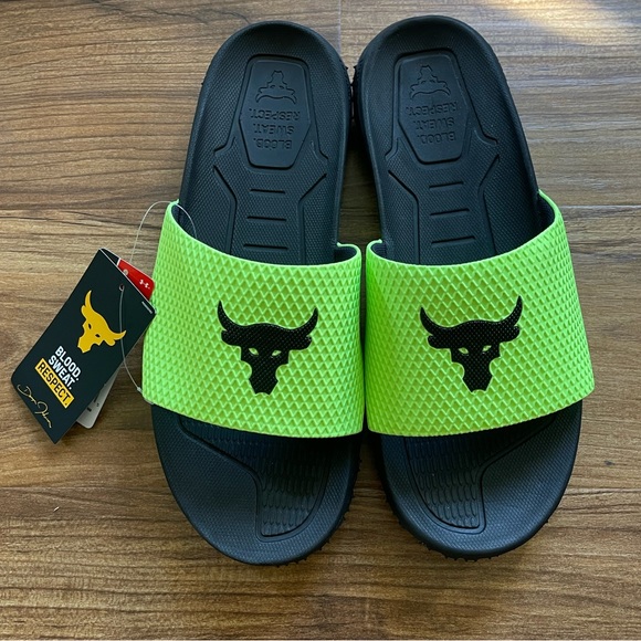 Under Armour | Shoes | Under Armour Project Rock Slides | Poshmark